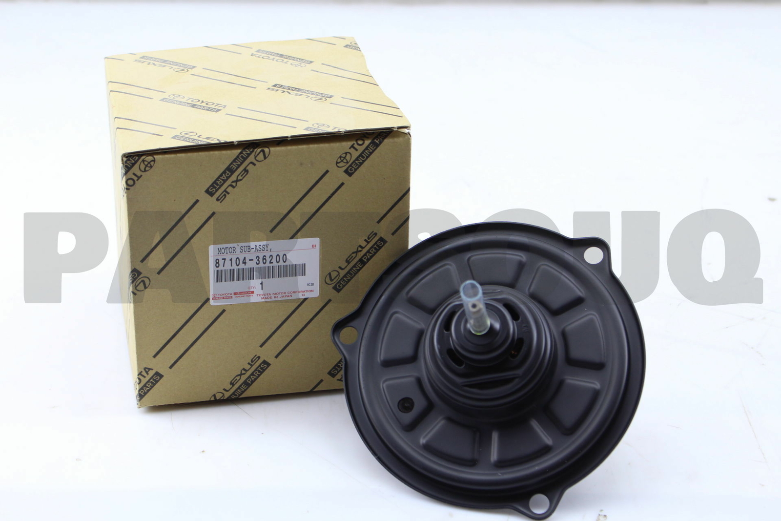 8710436200 Genuine Toyota MOTOR SUB-ASSY, HEATER BLOWER 87104-36200 | eBay