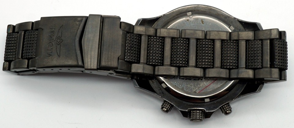 Invicta Men's 6410 Python Collection Chronograph Gun Metal Stainless ...