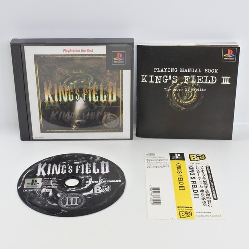 PS1 KING'S FIELD III 3 The Best Spine * Playstation For JP System p1 ...