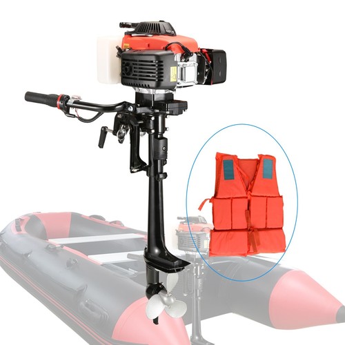 Outboard Motor 4 Stroke 4 HP, 60cc For Inflatable Dinghy Canoe with ...