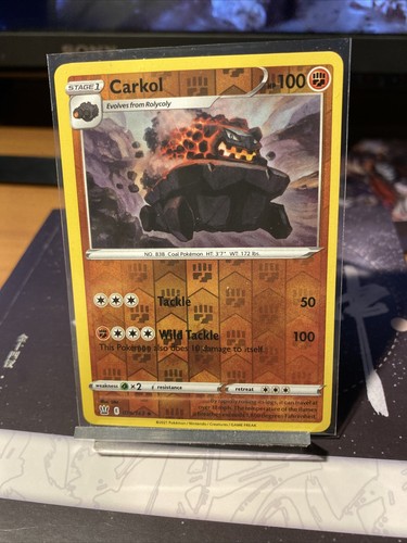 Pokemon TCG Battle Styles 079/163 Carkol Reverse Holo Uncommon Mint ...