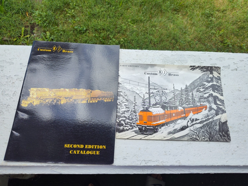 VTG N J Custom Brass First & Second Edition 2 Catalogs Model Railroad Brass | eBay