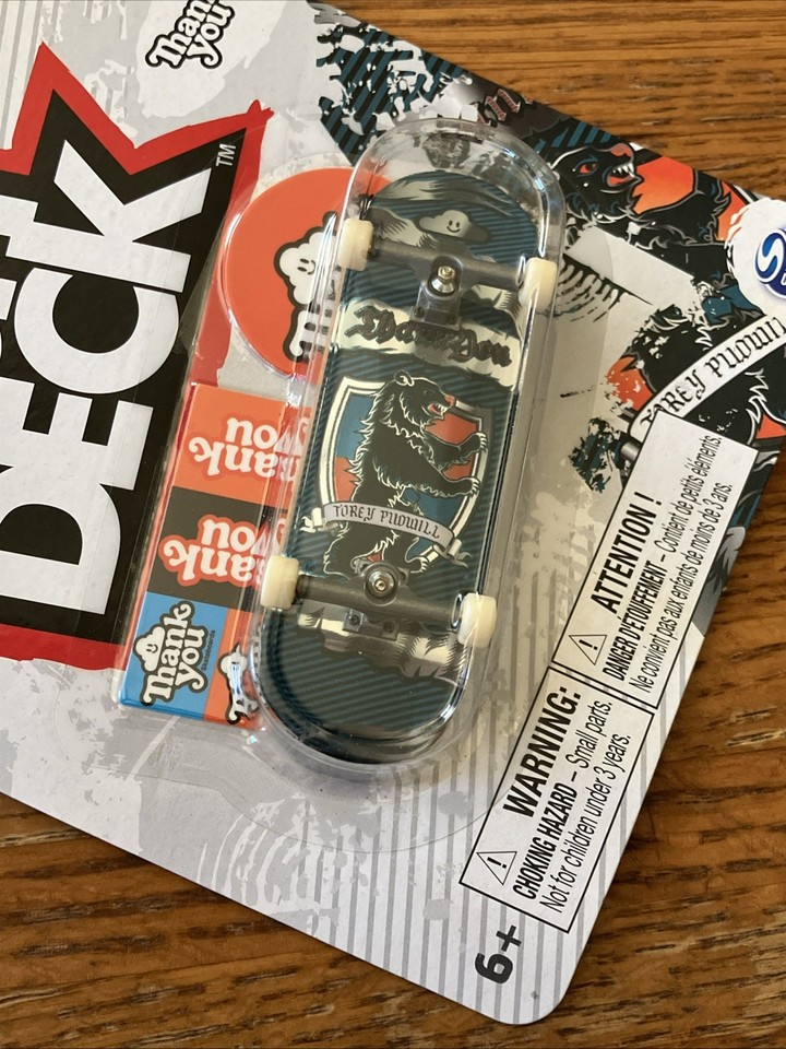 Tech Deck RELIC Series ULTRA RARE THANK YOU Torey Pudwill Fingerboard ...