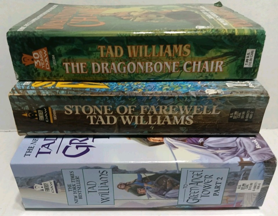 Tad Williams Fantasy Paperback Lot of 3: Dragonbone Chair, Stone Of ...