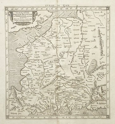 France Gallia Ptolemy Mercator Map 1704 | eBay