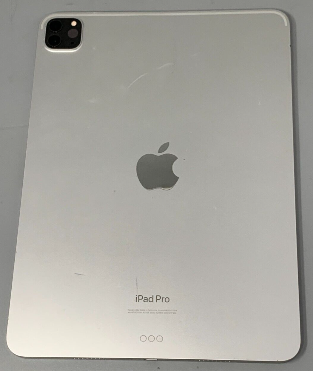 Apple iPad Pro 11" 4th Generation A2759 128GB Wi-Fi Only Silver ...