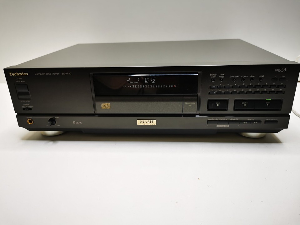 TECHNICS SL-PS70 Stereo CD Player with remote Control * Serviced Fully ...