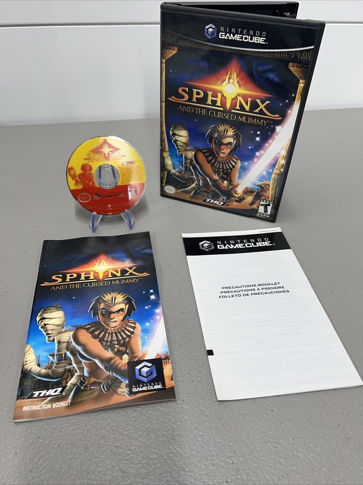 Sphinx and the Cursed Mummy (Nintendo GameCube, 2003) CIB Tested And ...