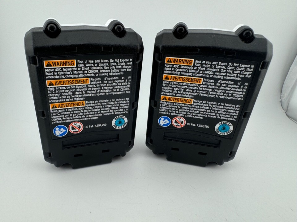 [2-PACK] HART (BPH011) 20V 1.5 AH LITHIUM-ION BATTERY - WHITE | eBay