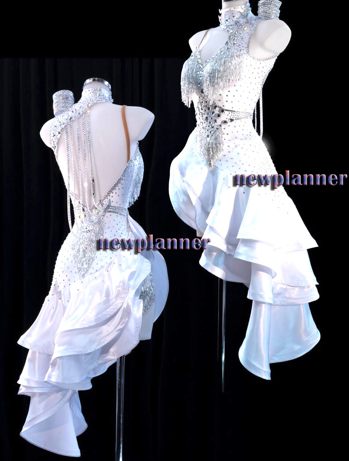 MS 298 Women Smooth Competition Ballroom Swing Salsa Rumba Latin Dance Dress | eBay