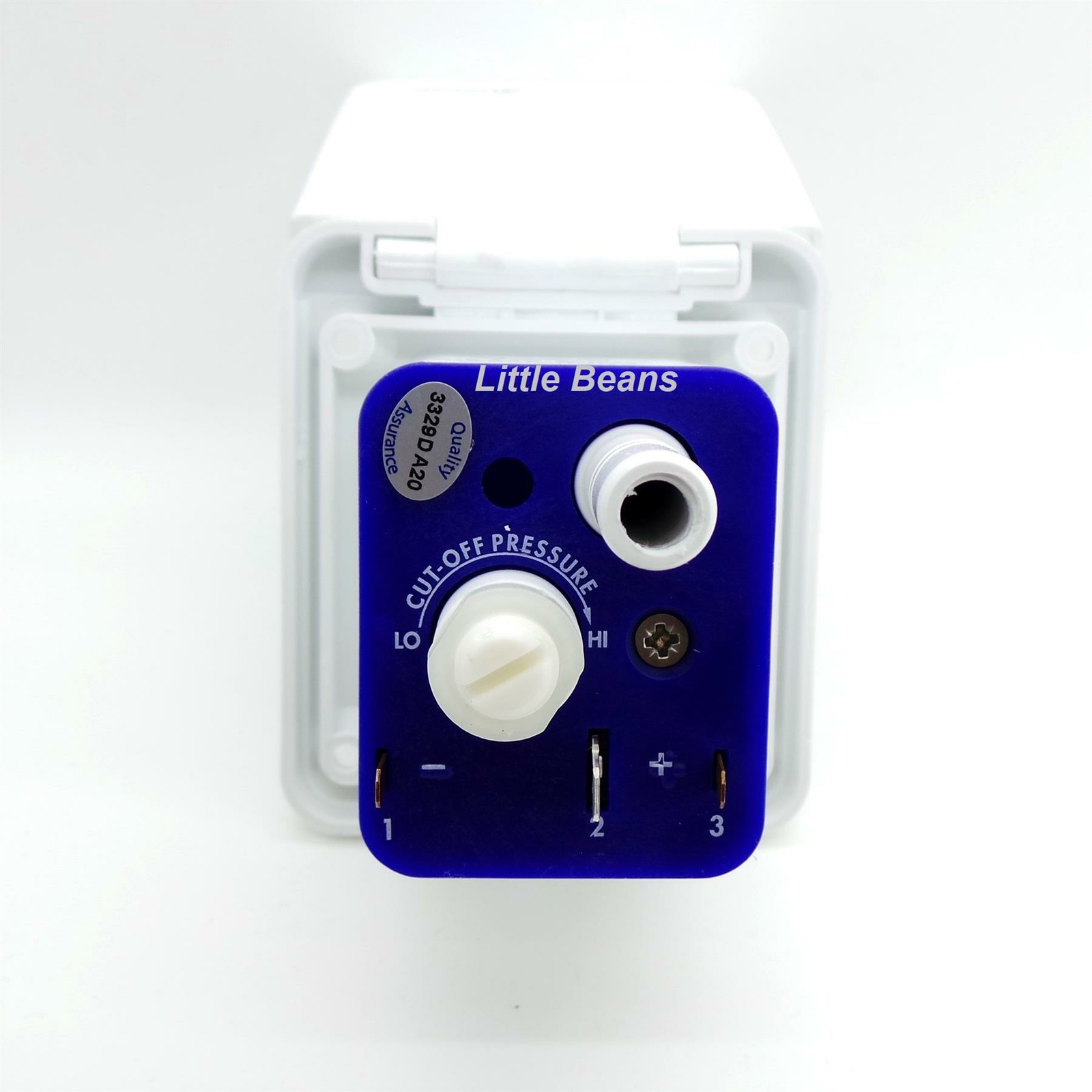 WHALE Watermaster Water Inlet Socket White c/w Pressure Switch Caravan ...