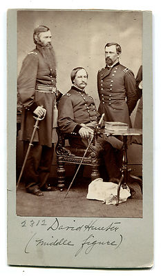 CIVIL WAR ERA PHOTO. MAJ. GEN. DAVID HUNTER. CONSPIRATORS LINCOLN ...