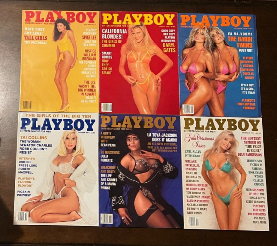 Playboy Magazine Collection Lot X44 Complete Runs From 1989 1992 3003