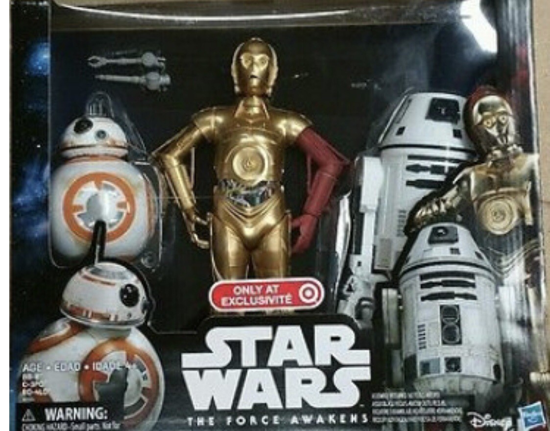 Disney Star Wars The Force Awakens Droids Figure 3 Pack |Target ...