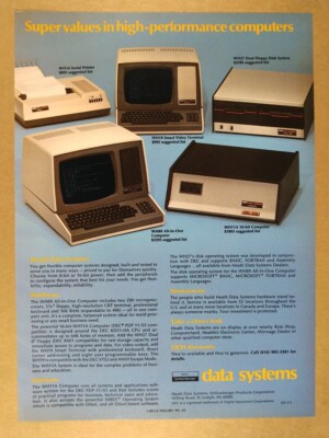 1979 Heath Data Systems WH89 WH11A Computers WH19 Terminal vintage ...