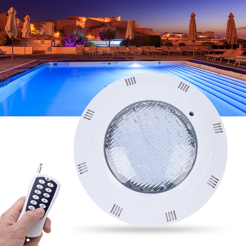 12V 54W Swimming Pool RGB LED Lights Spa Underwater Light Waterproof ...