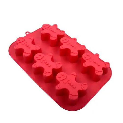 Celebrate It Gingerbread Silicone Treat Mold 6 Cavities Cute New | eBay