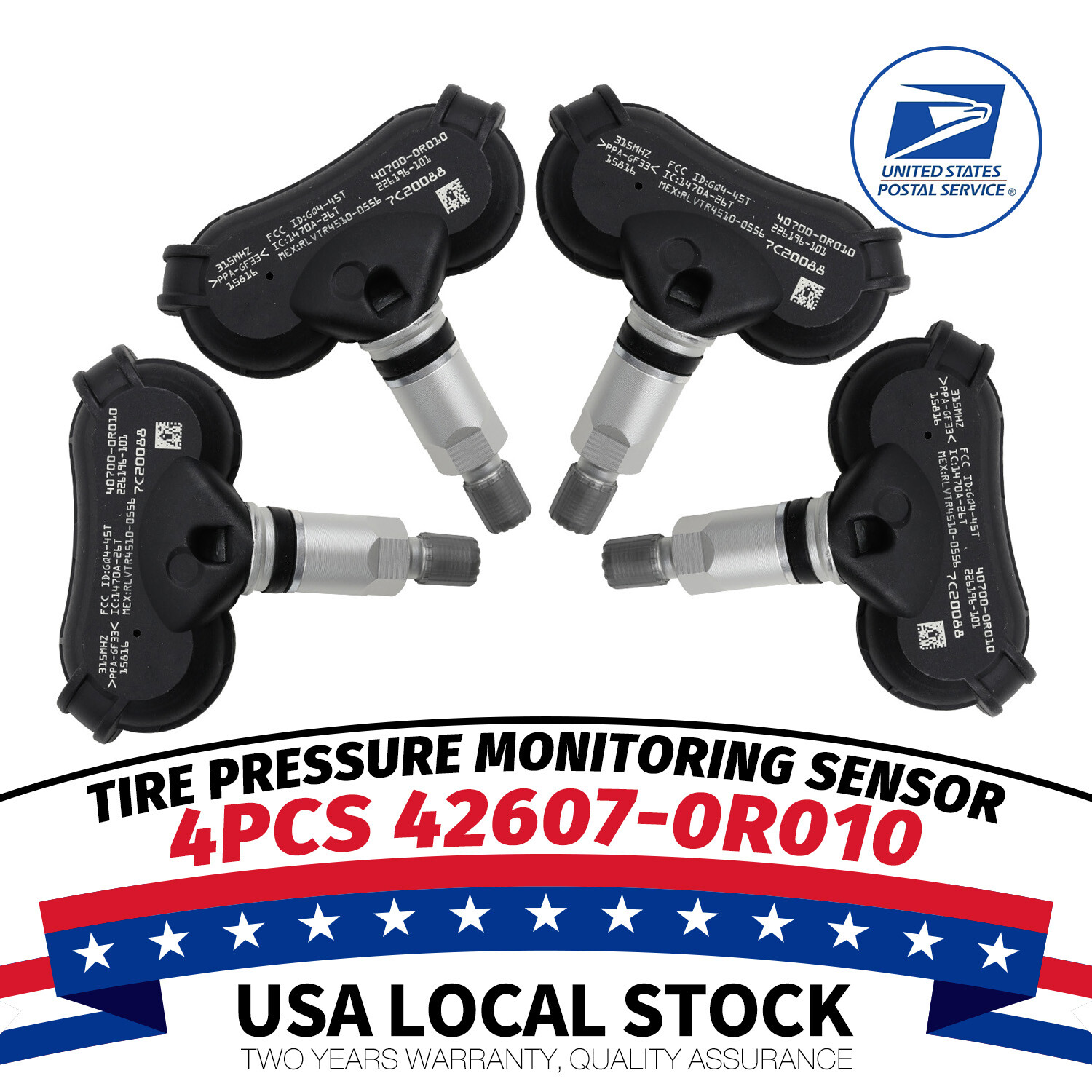 Set of (4) TPMS For Toyota Highlander RAV4 2013-19 Tire Pressure Sensor ...