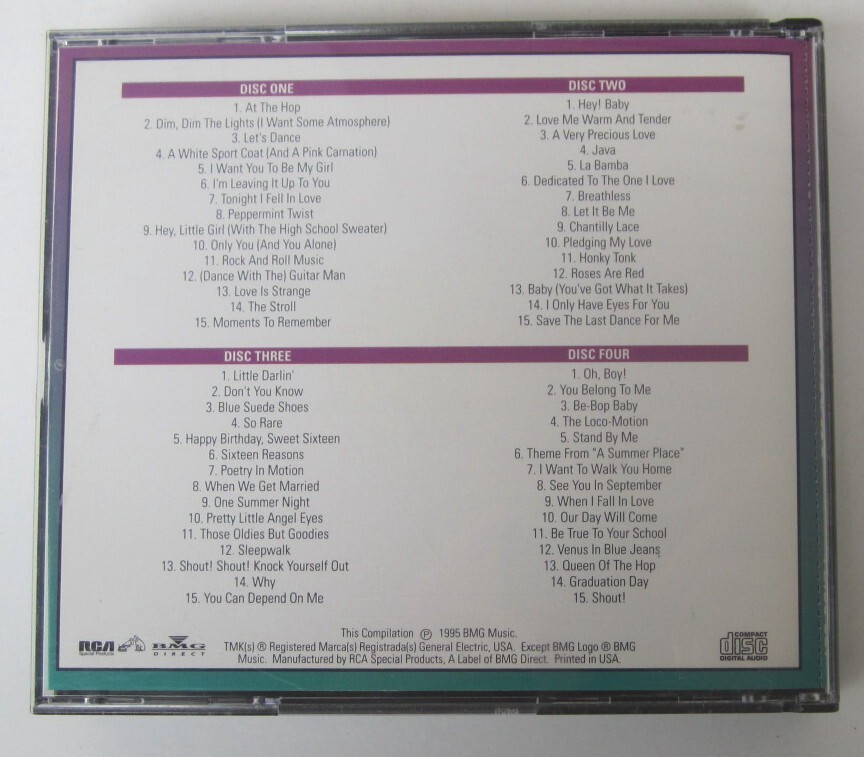 Prom Night 4 x CD USED - (Greatest Hits Of The 50's & 60's) | eBay