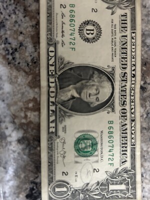 2013 1 dollar bill star note b | eBay