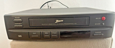 Zenith VHS Video Cassette Recorder VRL4110 4 Heads - PARTS OR REPAIR ...