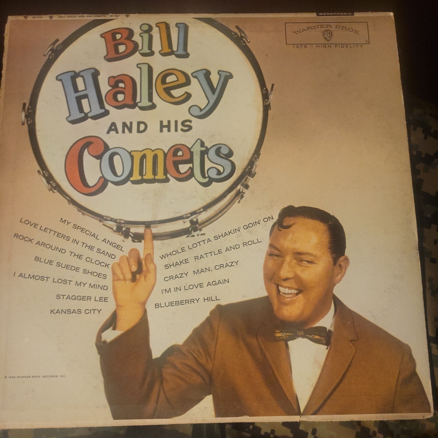 BILL HALEY & HIS COMETS VINYL LP (1960) original ROCK n ROLL W 1378 ...