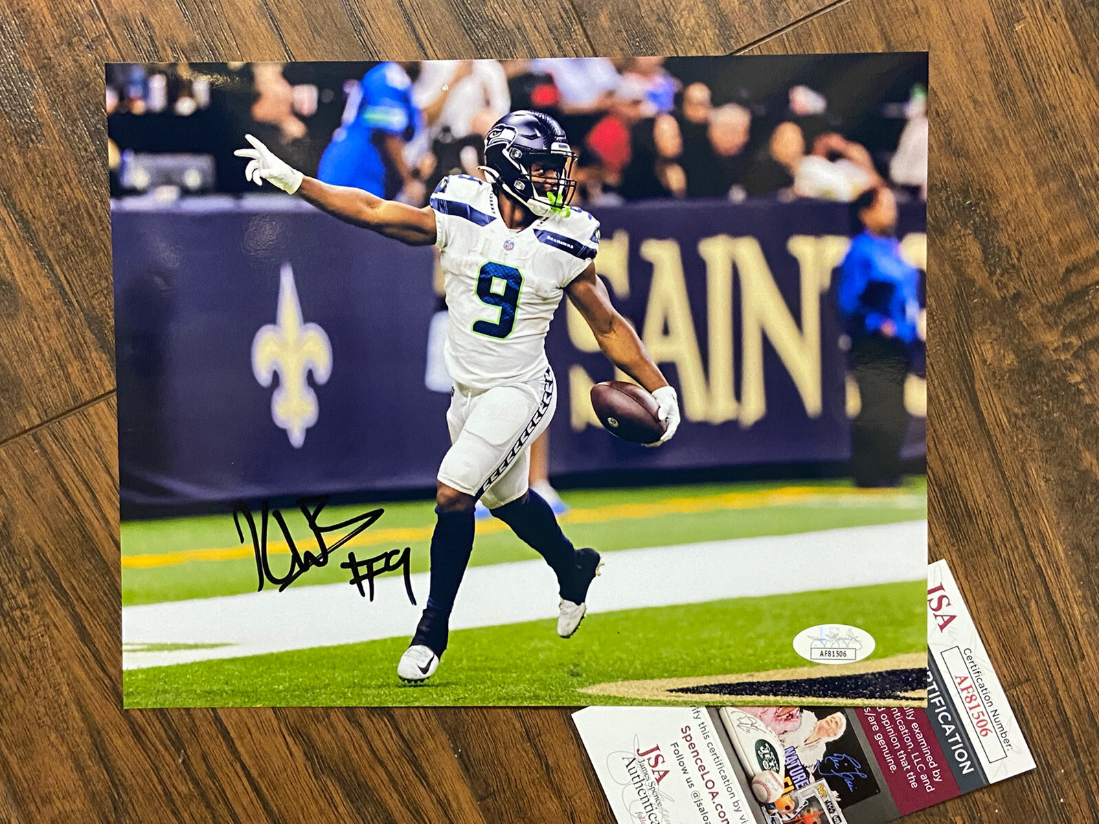 Kenneth Walker Seattle Seahawks signed autograph 8x10 football photo ...