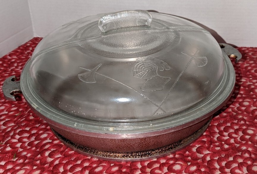 Vintage Guardian Service Cookware – Large Chicken Fryer With Glass ...