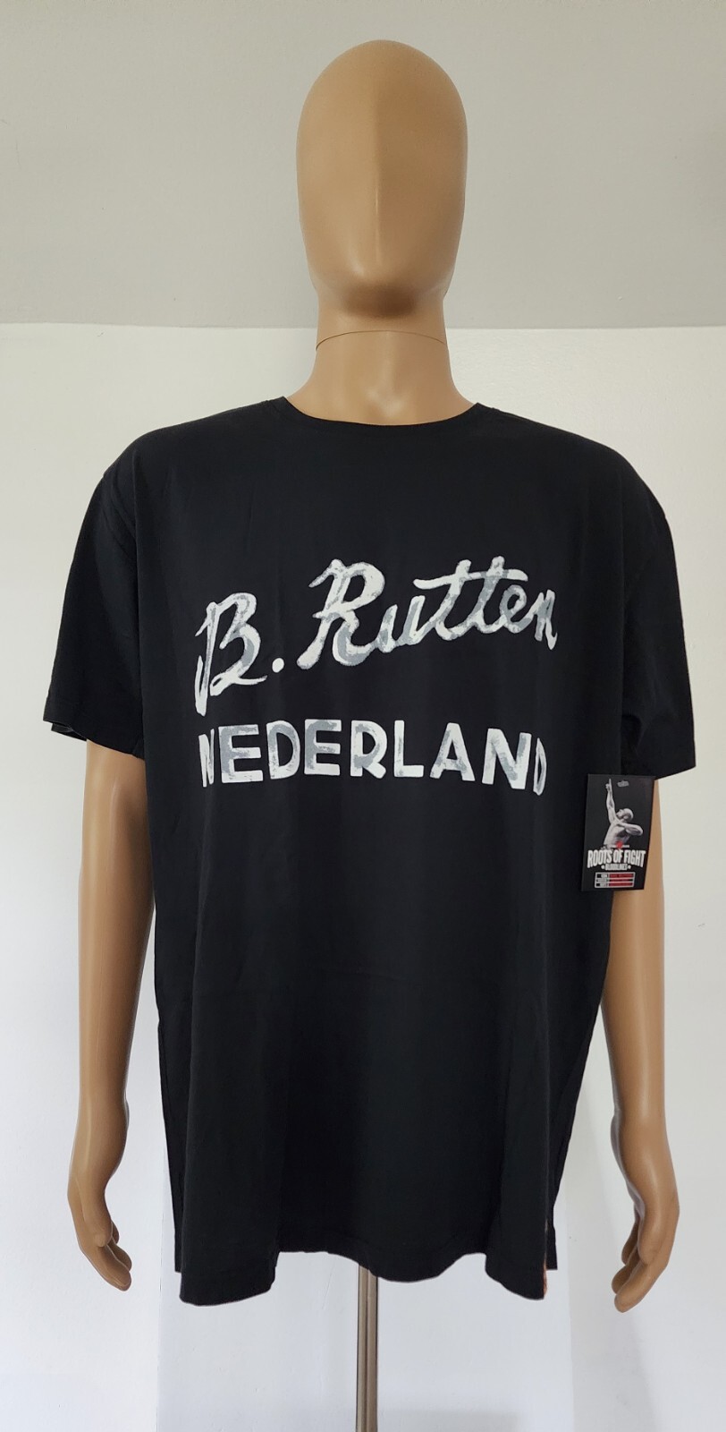 Roots of Fight Bloodlines Bas Rutten Nederland T Shirt 100% Cotton XX ...