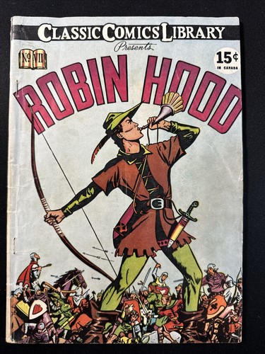 Robin Hood #7 Classic Comics Classic Illustrated HRN 22 Golden Age Very ...