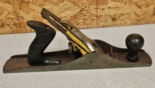 Vintage Stanley Two Tone no. 5 Size Hand Plane, Carpenter Woodworking ...