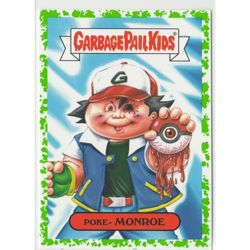 Poke-Monroe #6a Garbage Pail Kids GPK Puke Green | eBay
