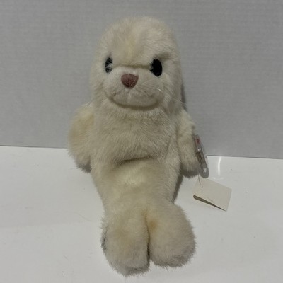 1997 Misty Ty Beanie Baby Classic Plush White Fur Seal Pup 11” New | eBay
