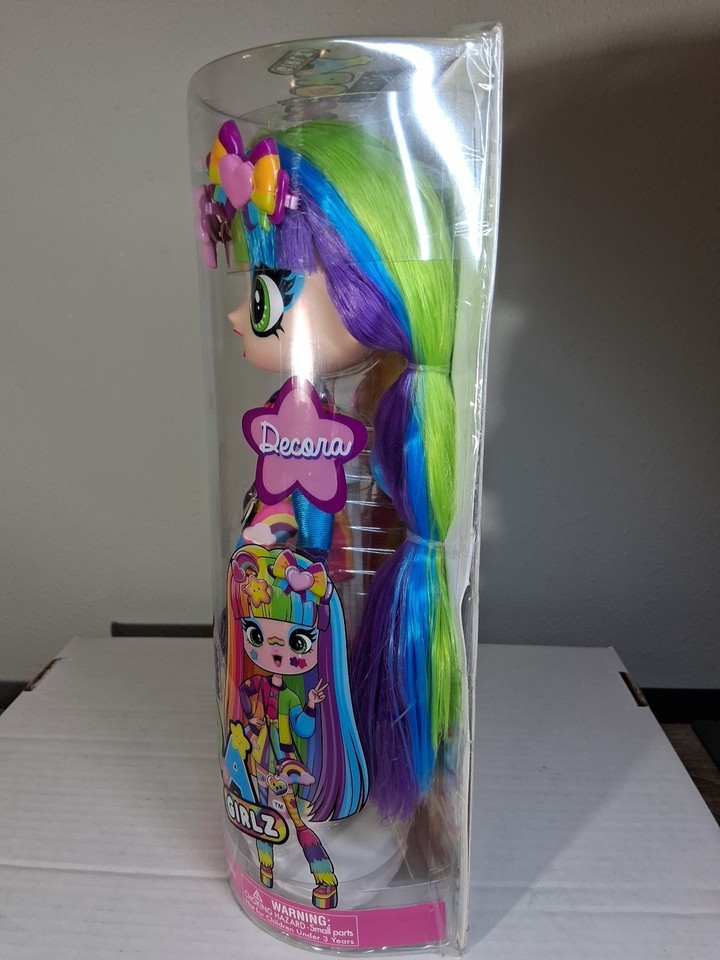 Decora Fashion Girlz 11" Poseable Doll DECORA With Hairbows, Purse ...