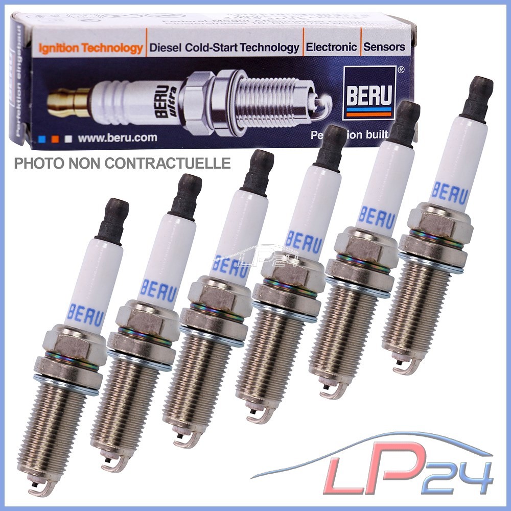 6x BOUGIE D'ALLUMAGE BERU ULTRA Z116 FR-6LDU POUR MAZDA 626 4 GE 2.5 92 ...