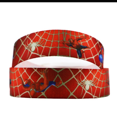 Spiderman ribbon for cake decorating or scrap booking (red) 1m long ...