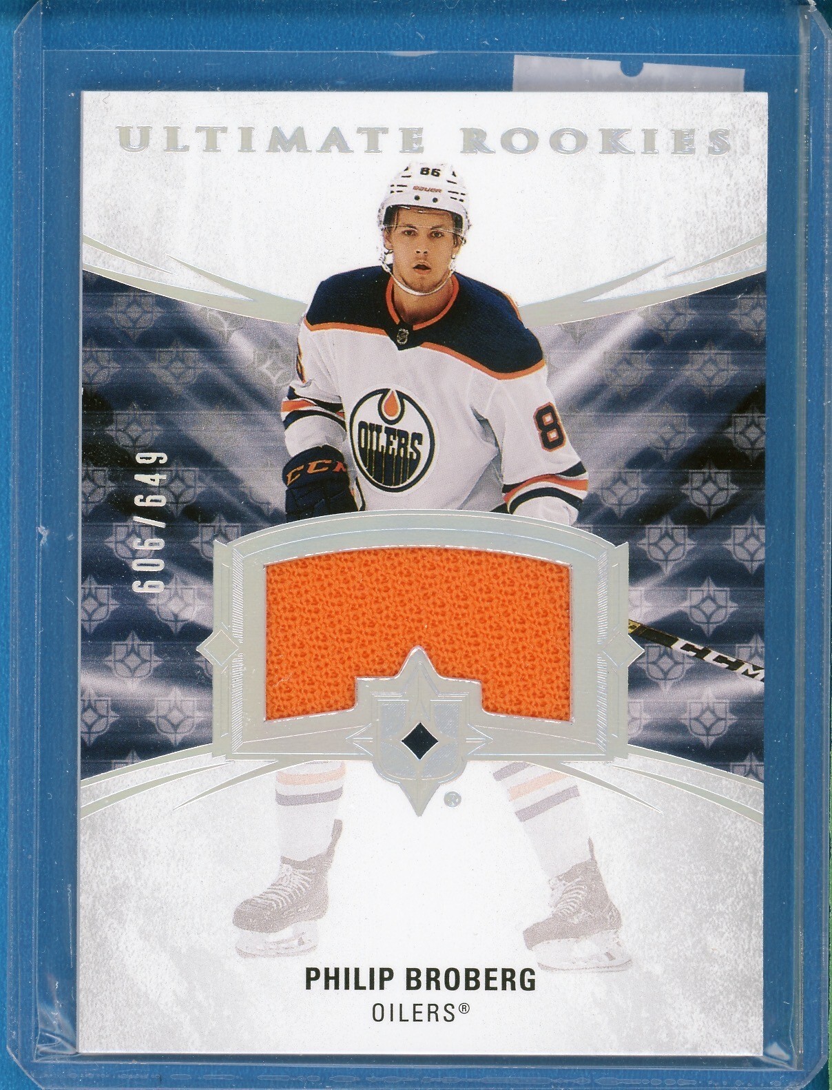 2020/21 UD ULTIMATE COLLECTION Philip Broberg JERSEY ROOKIE RC /649 ...