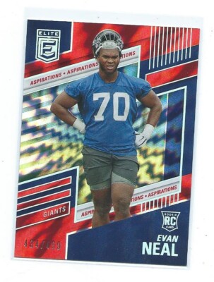 2022 Elite-Evan Neal Rookie Red Aspirations /499-New York Giants | eBay