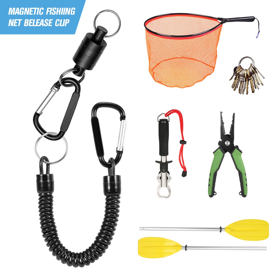 Secure Magnetic Fishing Net Clip with Retractable Lanyard | eBay Australia