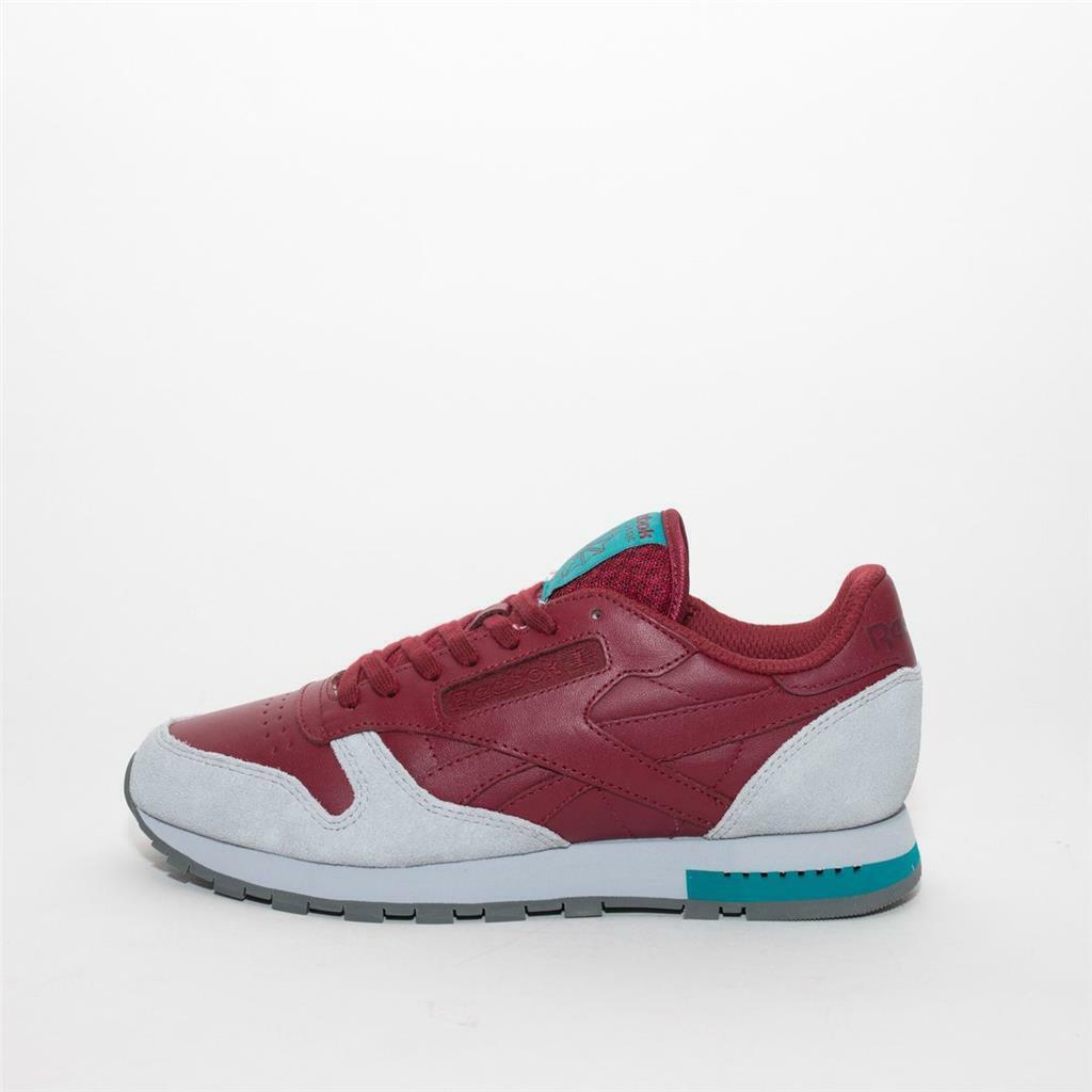 Size 9 - Reebok Classic Leather Burgundy Alloy for sale online | eBay