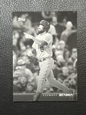 2022 Topps On Demand Black and White #81 Anthony Rendon Los Angeles ...