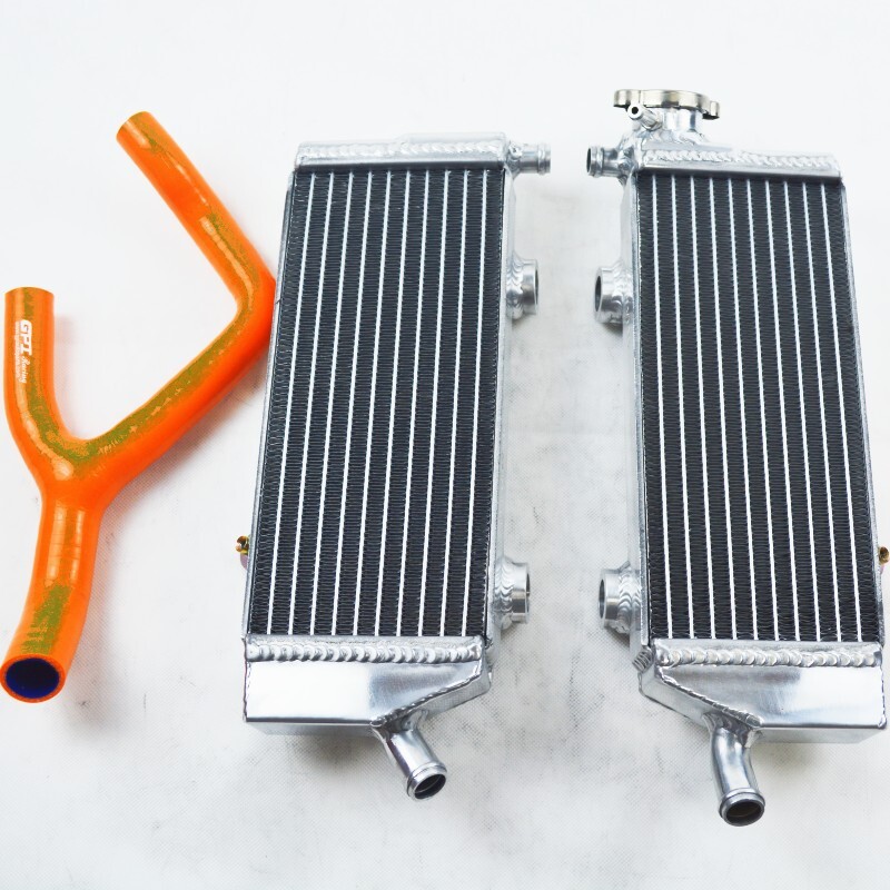 Aluminum Radiator Hose For 2013-2015 KTM 250/350/450 SXF/SX-F/XC-F/XCF ...
