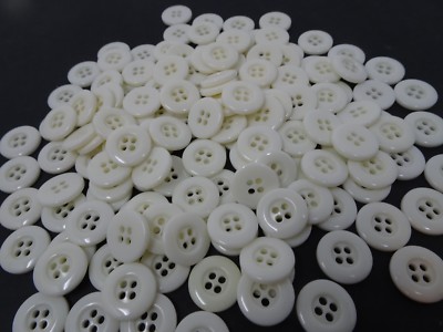 Gross Lot of 144 Vintage White 4-Hole Shirt Buttons 14mm B24-11 | eBay