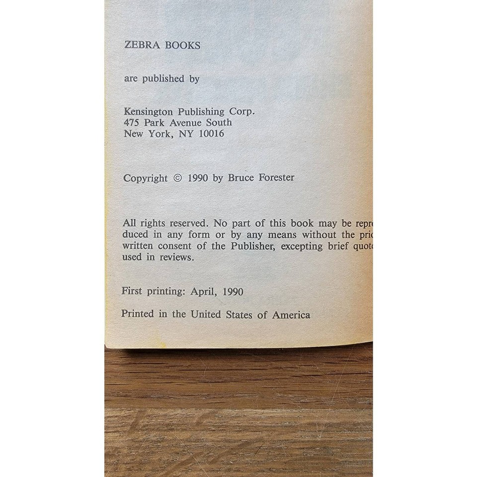 Blood Fever by Bruce Forester 1990 Paperback 9780821729649 | eBay