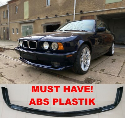 BMW E34 FRONT LIP SPOILER MTECH STYLE SPLITTER ABS Plastiс | eBay