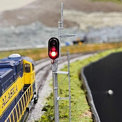 HO Scale - Alaska Railroad Signal Mast PTC Antenna (2) | eBay