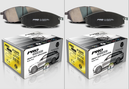 8Pcs Front + Rear Bremtec HD Brake Pads Set for Mitsubishi Pajero NW NX ...