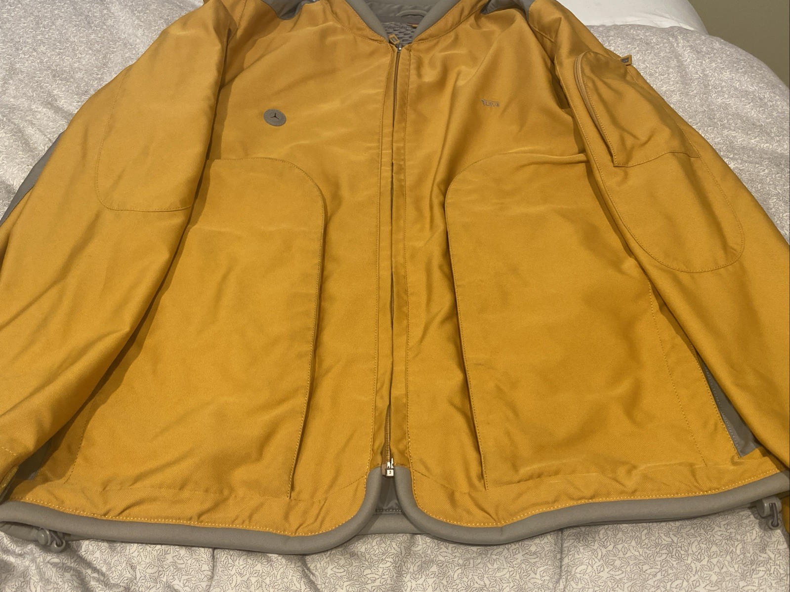 TUMI Tactical Jacket Vintage Men’s Size Large Yellow … - Gem