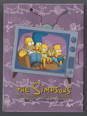 The Simpsons: The Complete Third Season DVD 2003, 4-Disc Set Collectors ...