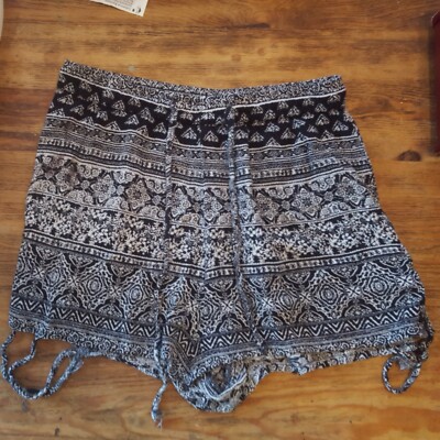 Eye Candy Med Sexy Soft Stretchy Comfort Shorts wide Waistband Black ...